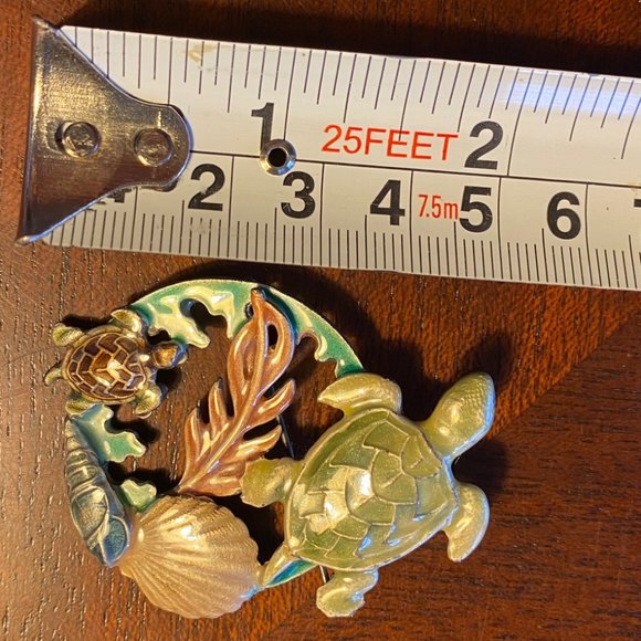 Kenneth Cole | Jewelry | Vintage Kenneth Cole Turtles Brooch | Poshmark